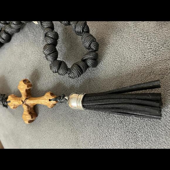 Other | Orthodox Prayer Rope Black Silver 33knot Paracord | Poshmark